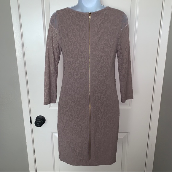 Victoria's Secret | Dresses | Nwot Victorias Secret Taupe Stretch Lace ...